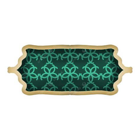 Green Luxury Textbox With Color And Gold Frame Frames Luxury Textbox