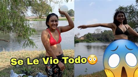 Hicieron este reto y SE LE VIO TO DO A MI CUÑADA Si no Lo grabo no lo