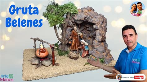 Cómo Hacer GRUTAS PARA PESEBRES Belenes Maquetas FÁCIL Con Arte en