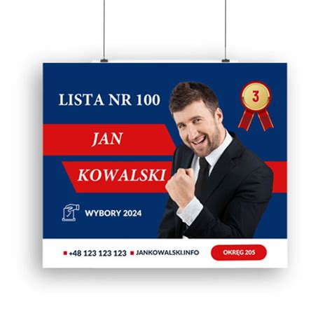 Plakaty wyborcze do A3 drukarnia ulotki Kraków Druk fototapet