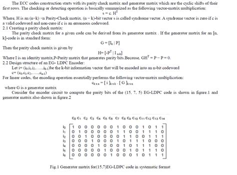 reduction of decoding time in majority logic decoder for memory applications open access journals