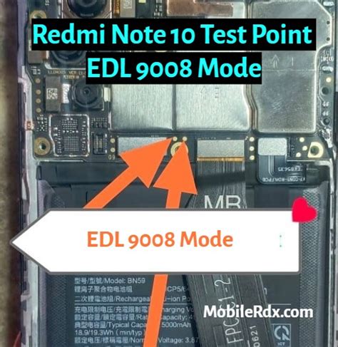 Xiaomi Redmi EDL Point Test Point Reboot To EDL 9008 Mod