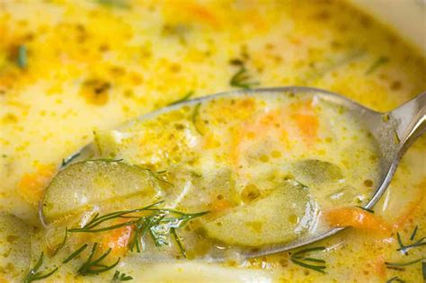 Aromatyczna zupa ogórkowa Najlepszy Przepis