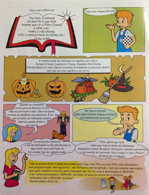 Gracinhas Do Minist Rio Infantil Diga N O Ao Halloween E Sim Para