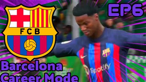INSANE Last Minute Winner FIFA 23 Barcelona Career Mode EP6 YouTube