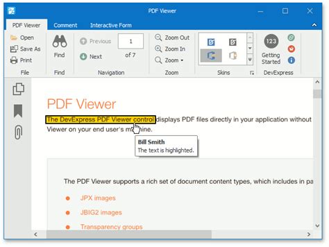 text markup annotations winforms controls devexpress documentation