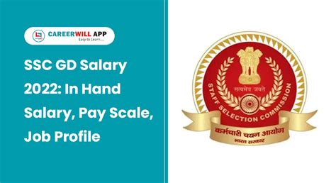SSC GD Salary 2024 In Hand Salary Pay Scale Job Profile