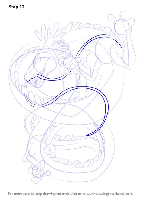 Learn How To Draw Shenron From Dragon Ball Z Dragon Ball Z Step By