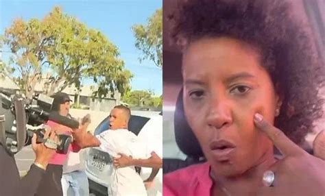 Vídeo Repórter da Record leva soco no rosto em reportagem ao vivo