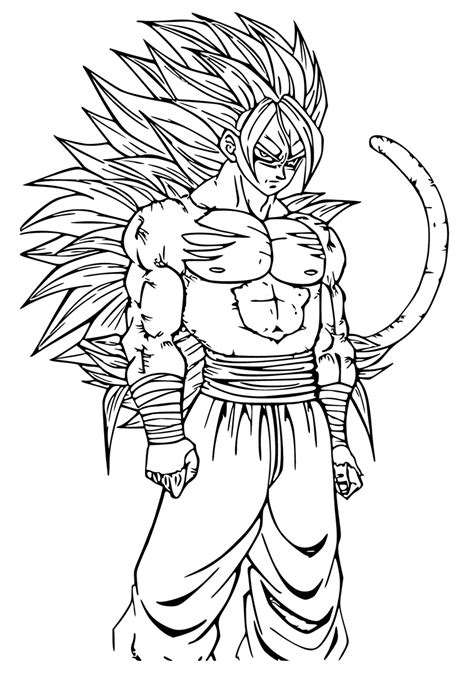 Goku Para Colorir Dezenas De Desenhos Exclusivos Para Imprimir