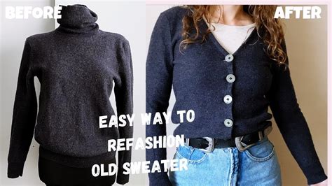 Diy Sweater Refashion