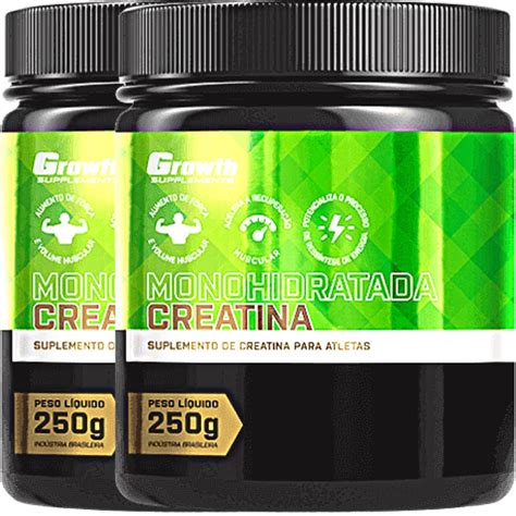 Kit Creatina G Monohidratada Pote Growth Shopee Brasil