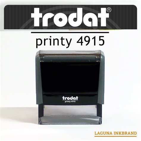 Trodat Printy Customized Self Inking Stamp Shopee Philippines