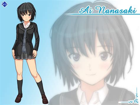 Wallpaper Illustration Anime Brunette Cartoon Black Hair Amagami