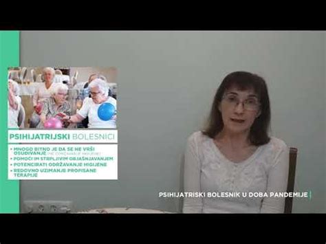 OLICA MARINKOVIC SUSIC PSIHIJATRIJSKI BOLESNIK U DOBA PANDEMIJE YouTube