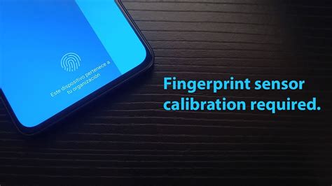 Fingerprint Sensor Calibration Required Samsung A72 SM A725M YouTube