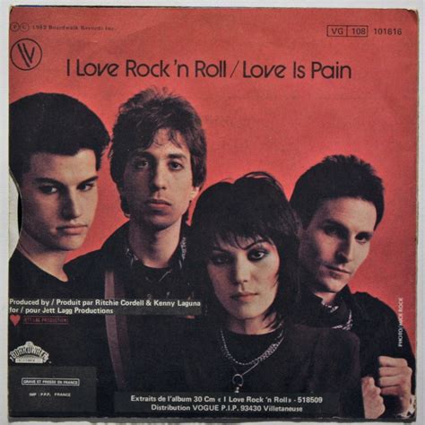 I Love Rock N Roll By Joan Jett The Blackhearts Sp With