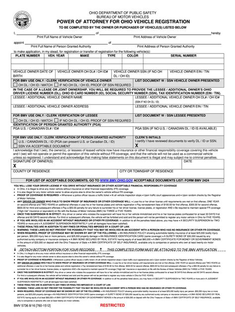 Ohio Bmv Form 5736 Printable Fill Out Sign Online DocHub