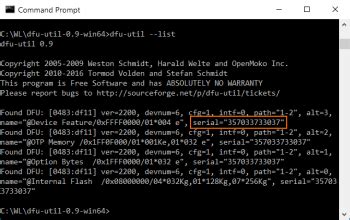 No Dfu Device Was Connected Failed To Burn Firmware UnBrick ID
