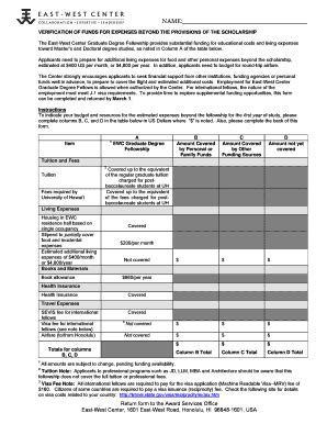 Fillable Online Eastwestcenter Bformb Bfillableb Pdf East West Center