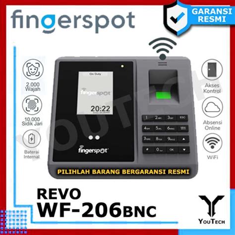 Promo Mesin Absensi Fingerspot Revo Wf 206bnc Absensi Wajah Wf 206 Bnc
