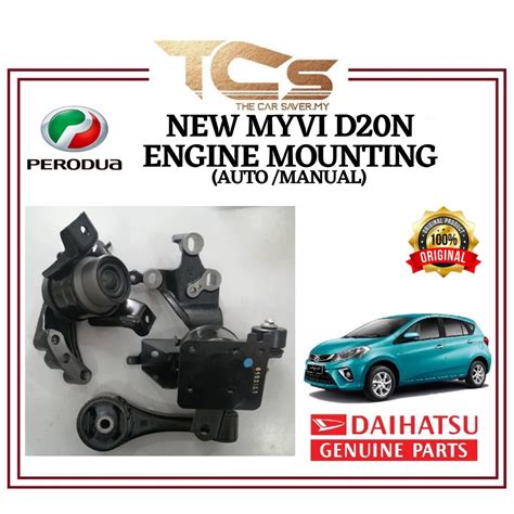ORIGINAL Perodua New Myvi D20N Engine Mounting Kit Set Auto Manual