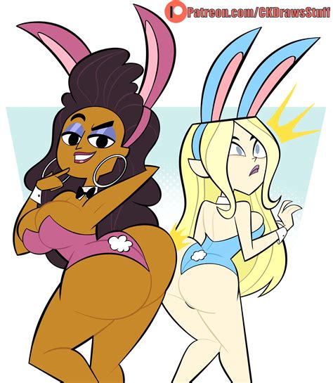 Rule 34 2girls Anne Maria Tdi Bunny Ears Bunny Tail Cartoon Network Codykins123 Commission