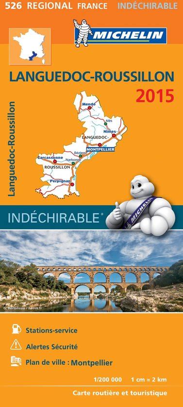 Languedoc Roussillon 17526 Carte Michelin Kaart 2015 Bol