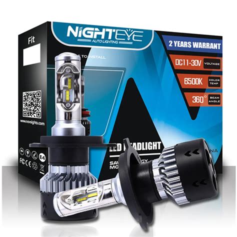 NIGHTEYE N7 2PCS H7 LED Automotive Headlamps H4 LED Headlight H1 H3 H11