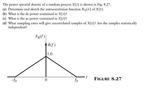 solved share solution in detail explanation the power spectral density of a random process x t