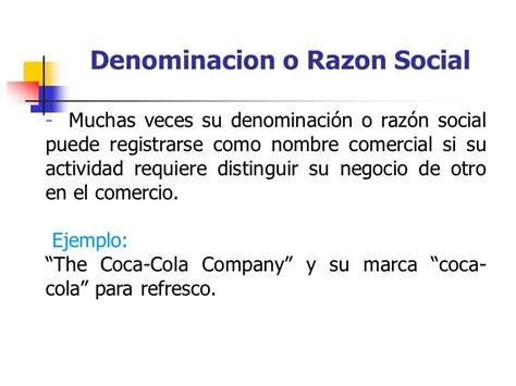 Nombre Y Razon Social De Una Empresa Ejemplos Nuevo Ejemplo