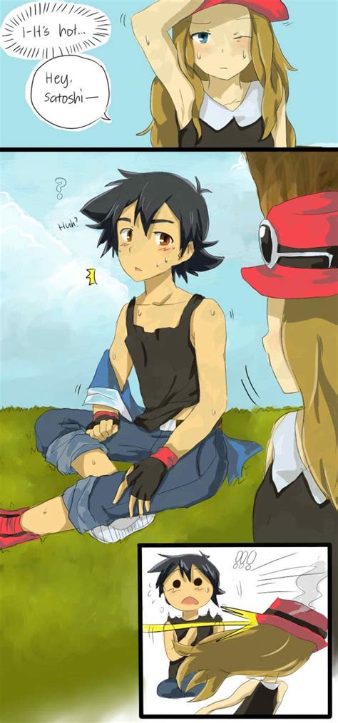 Aash So Hot Pokemon Manga Pokemon Comics Pokemon Ash And Serena