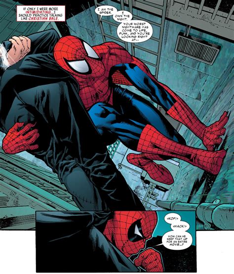 Spider Man Channeling His Inner Batman Amazing Spider Man Vol Issue