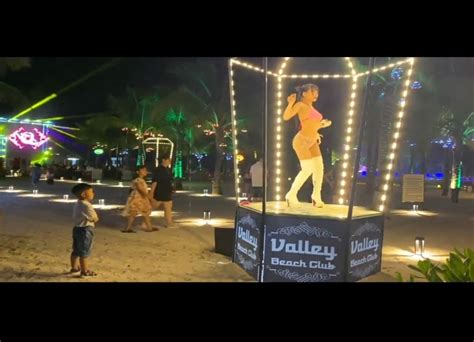 Watch The Dancers Dance In A Cage At Valley Beach Club Not Acceptable