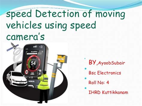 speed detection using camera