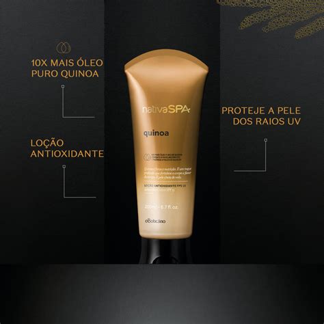 Loção Hidratante Corporal FPS 15 Nativa SPA Quinoa 200ml O Boticário