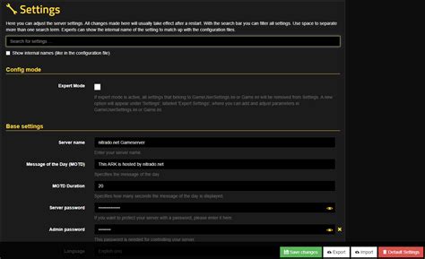 ARK Survival Ascended Server Configuration Guide NITRADO