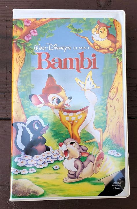 Lot 2SC Walt Disneys Classic Bambi VHS 942 1989 First Etsy