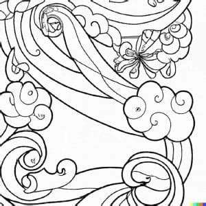 Desenhos De Vento Para Imprimir E Colorir Pintar