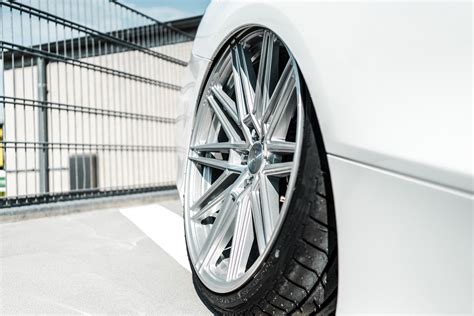Vossen Cv Wheels Silver With Polished Face Rims