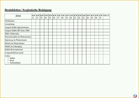 Faszinieren Reinigungsplan Excel Vorlage De Excel Kostenlos