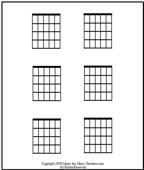 Guitar Chord Diagrams Printable