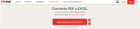 como convertir un archivo pdf en excel sin programas online y gratis