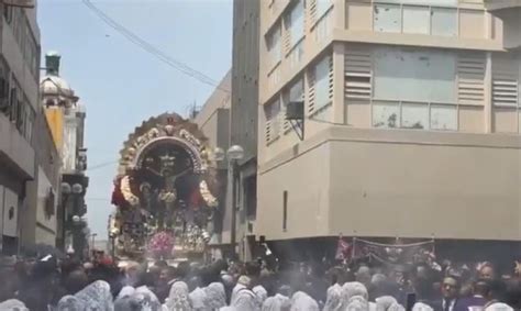 Señor de los Milagros 2023 EN VIVO HOY TERCER recorrido del Señor de