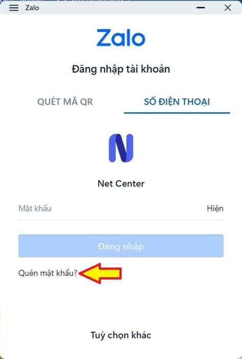 3 cách lấy lại mật khẩu Zalo nhanh chóng dễ dàng Net Center