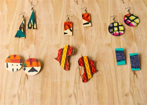 DIY Fabric Covered Wooden Earrings Montoya Mayo