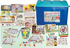 Baú de Brinquedos 12 jogos em madeira Planeta Pedagógico