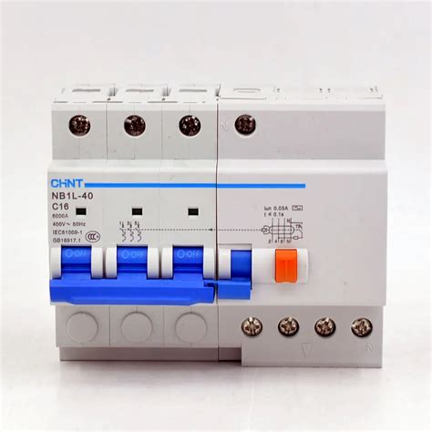 Chint Nb1l Residual Current Operated Circuit Breaker With Over Current