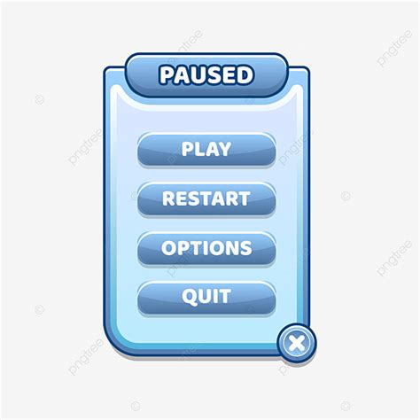 User Interface Design Vector Art Png Complete Blue Menu Of Graphical