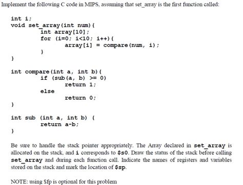 [solved] implement the following c code in mips a solutioninn